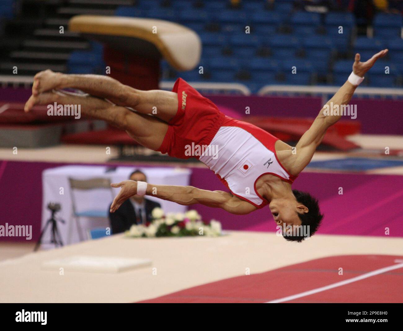 Yousuke Hoshi of Japan performing on the Floor during the 4th Asian ...