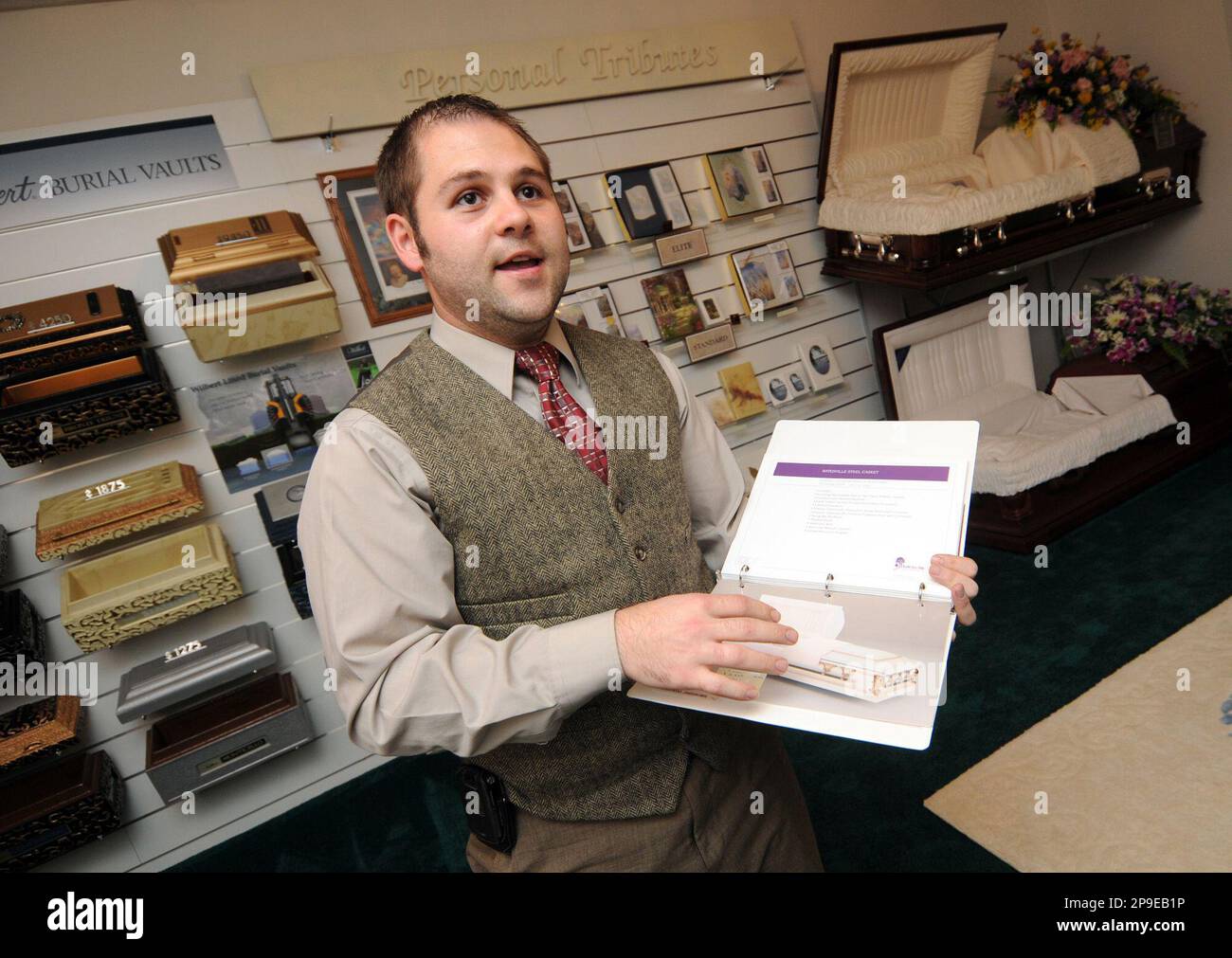 Matt Chambers, owner of Ferrell-Chambers Funeral Home in Huntington, W ...