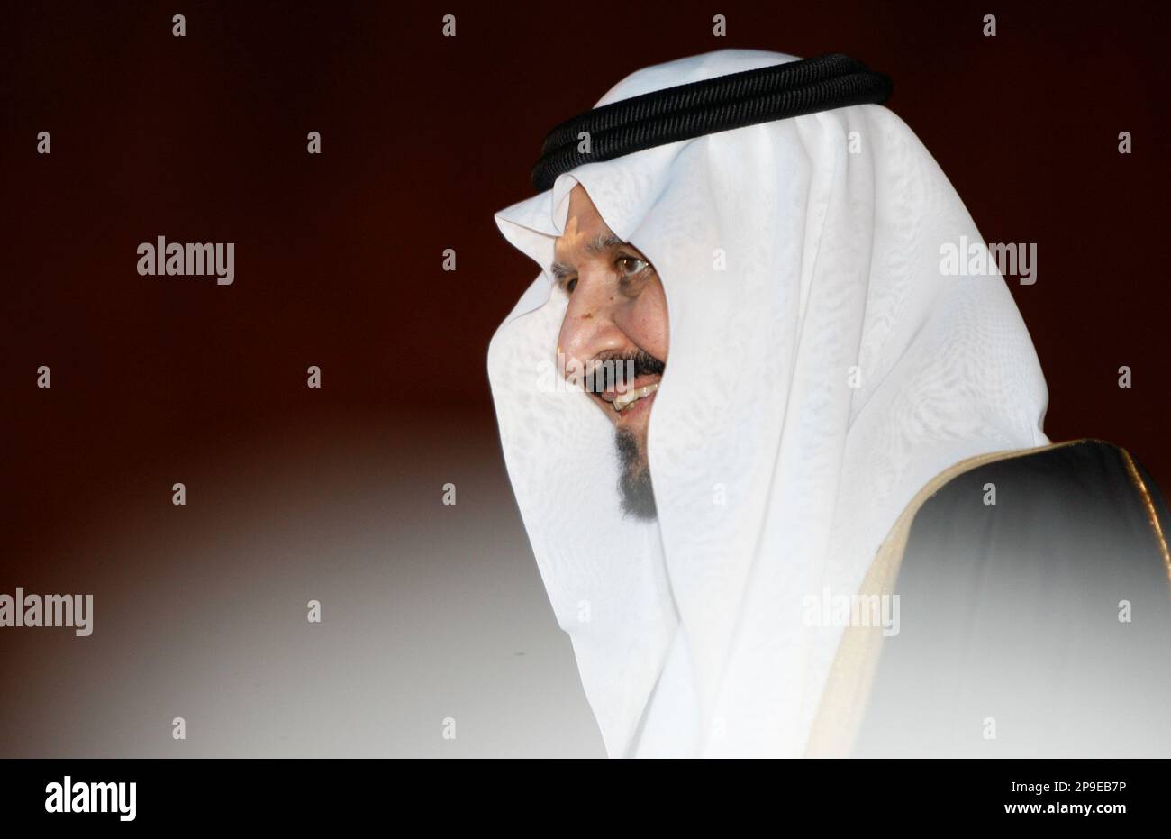 Saudi Arabia's Crown Prince Sultan bin Abdul Aziz arrives at the awards ...