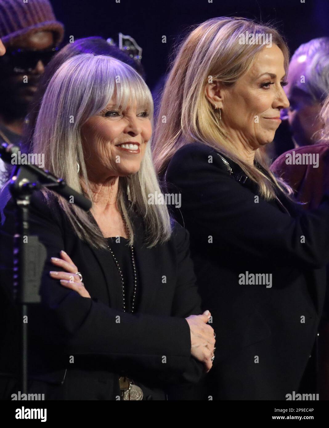 March 9, 2023, New York City, New York, USA: Singers PAT BENATAR and ...