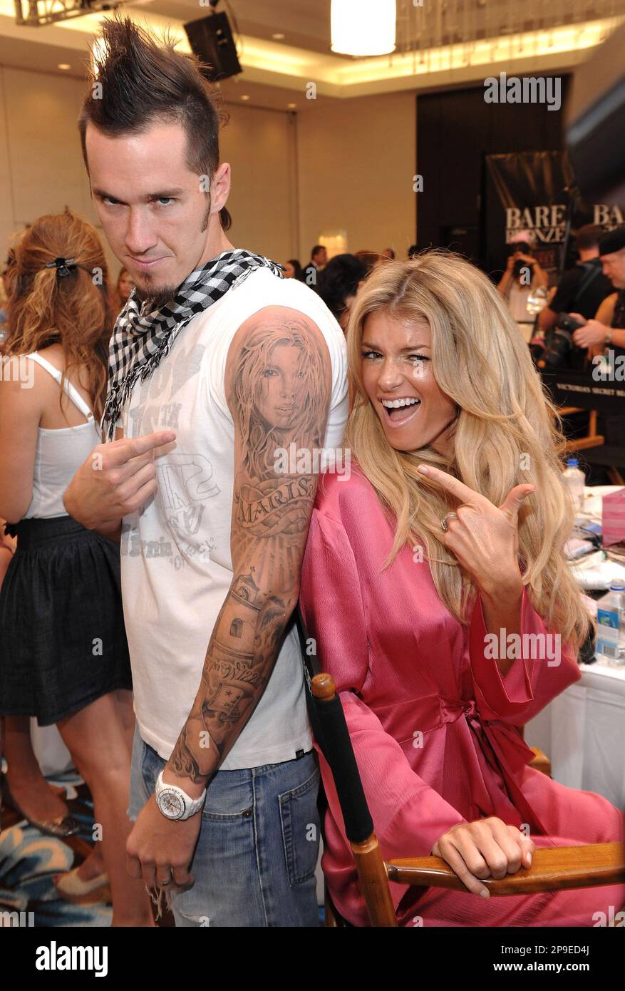 Model Marisa Miller and her husband Griffin Guess photographed during ...