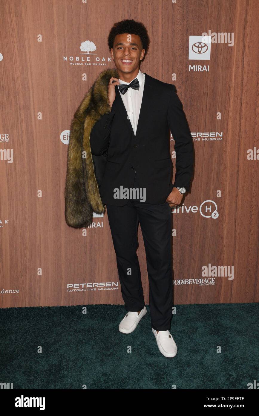 Roanen Campbell attends the DriveH2 Pre-Oscar Gala Stock Photo - Alamy