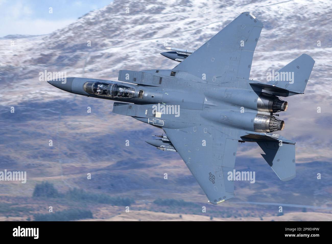 Mach Loop F-15 Stock Photo - Alamy