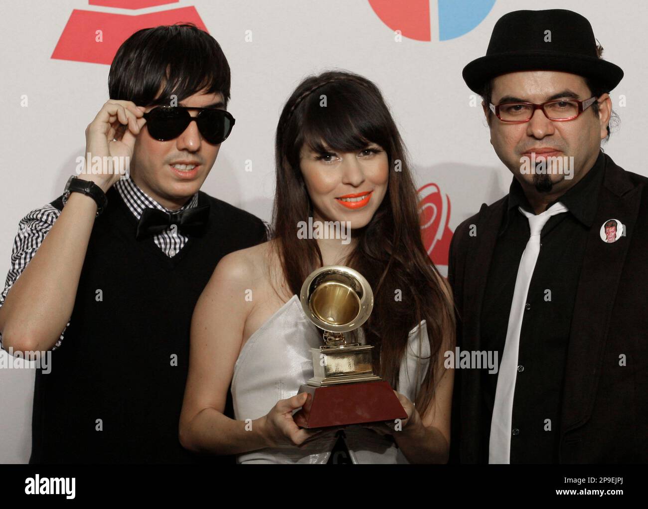 Belanova is seen with the best pop album by a duo or group with vocal ...