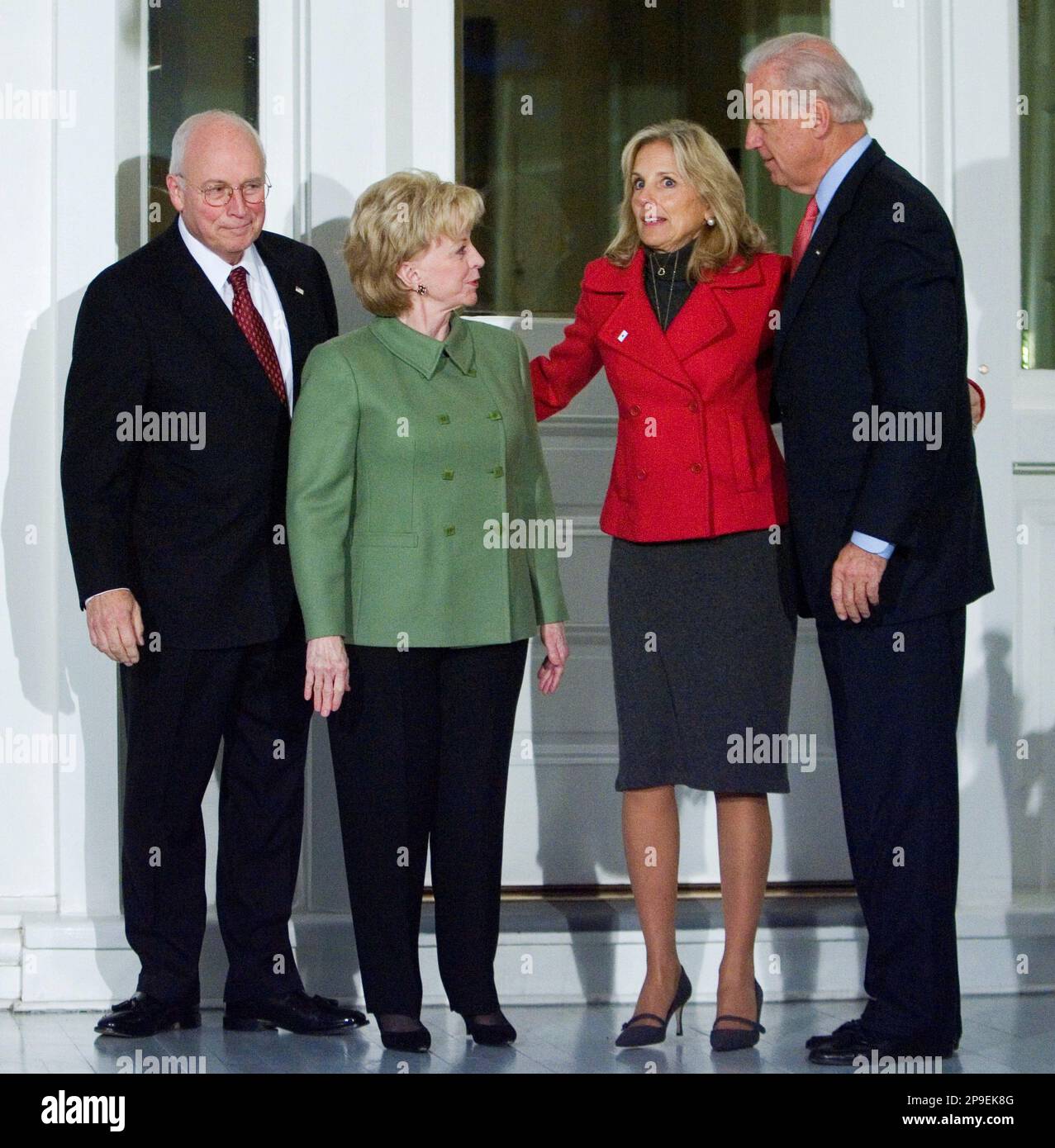 Vice President Dick Cheney and wife Lynne Cheney, welcome Vice ...