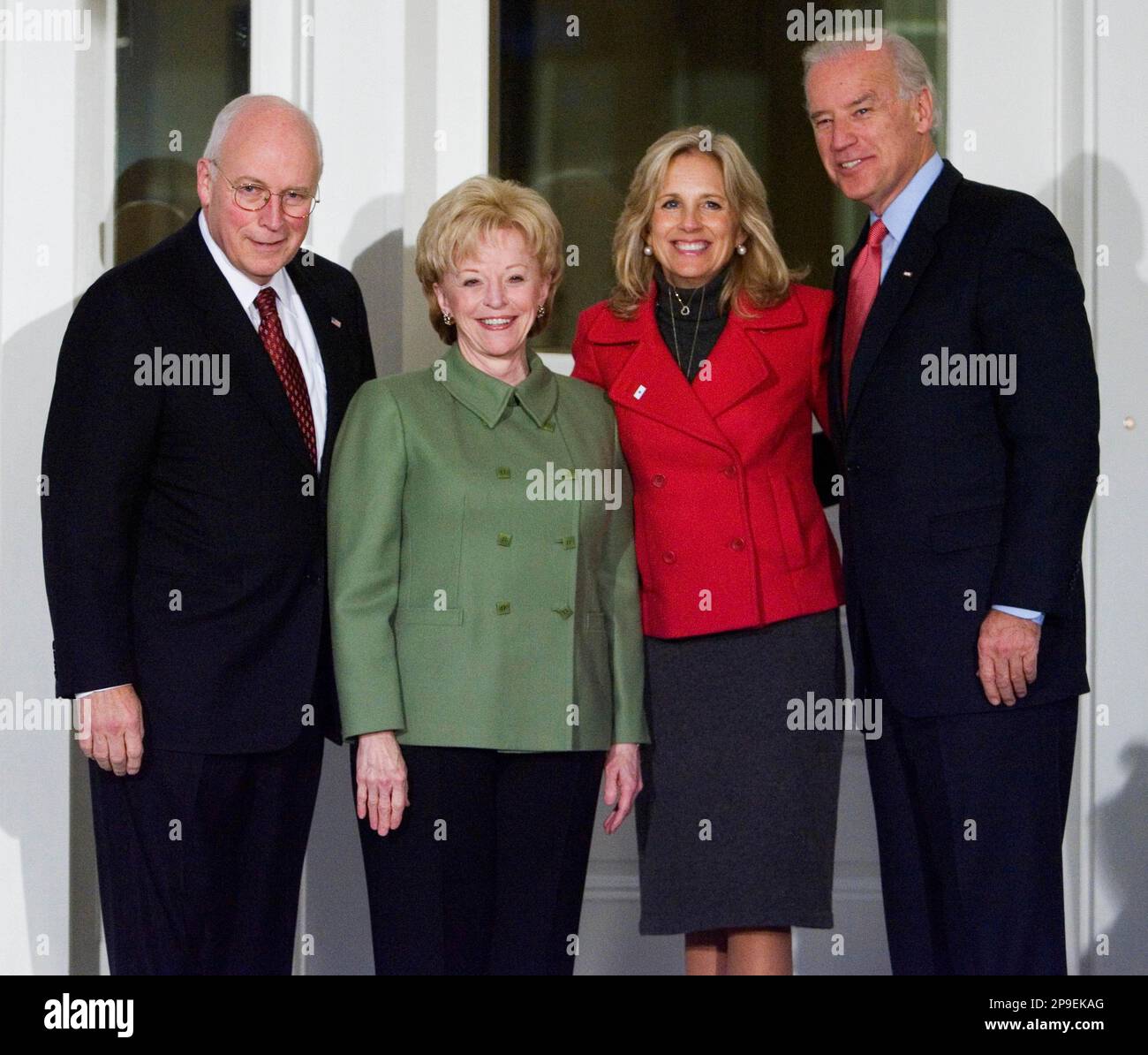 Vice President Dick Cheney and wife Lynne Cheney, welcome Vice ...