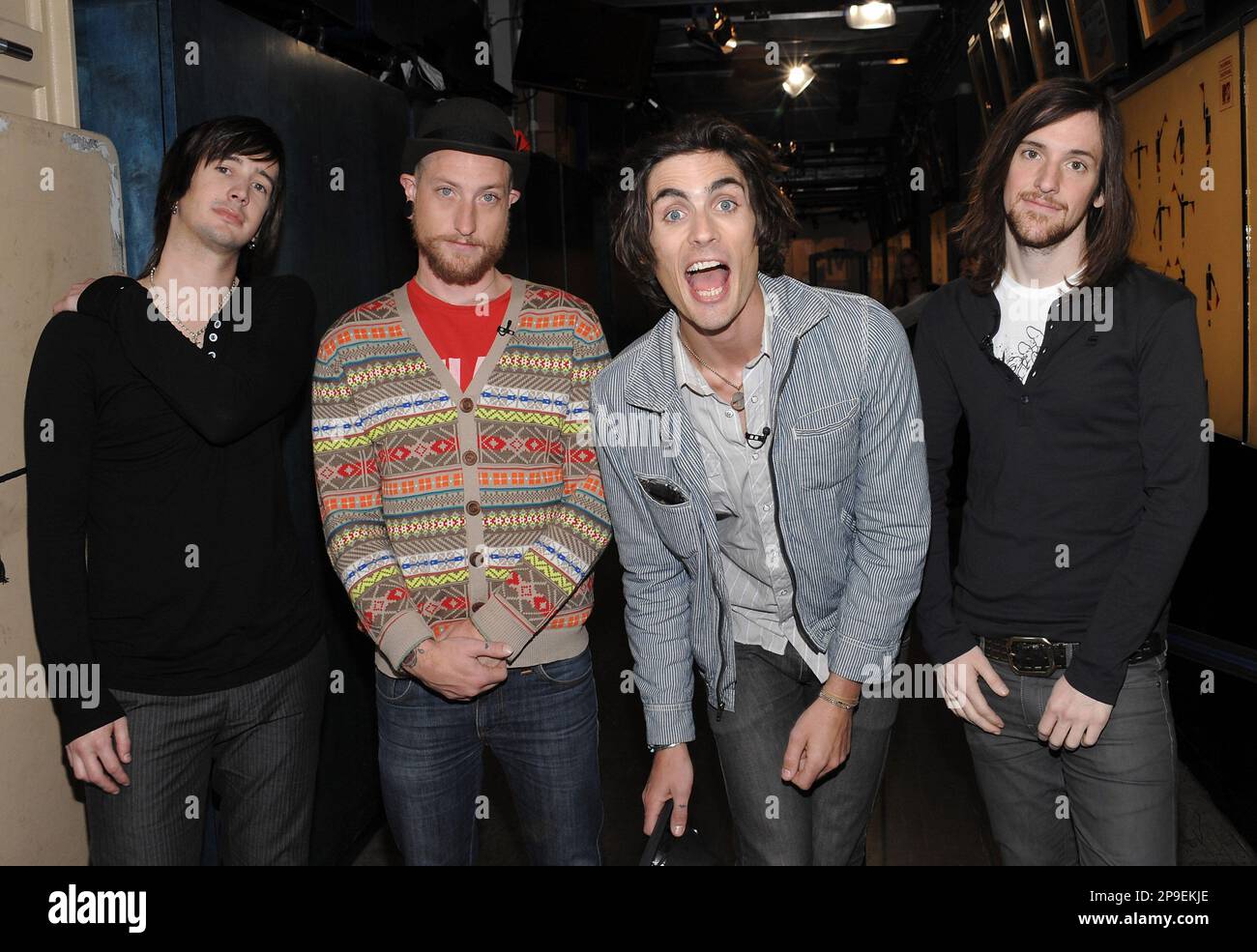 The All-American Rejects, from left, Nick Wheeler, Chris Gaylor, Tyson ...