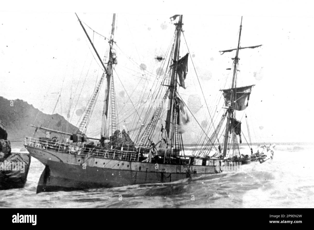 The Alexandra, bound from Sydney to Westport, ran aground near ...