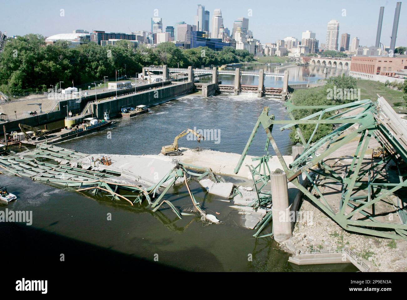 ** FILE ** In this Aug. 31, 2007 file photo, the Minneapolis skyline is ...