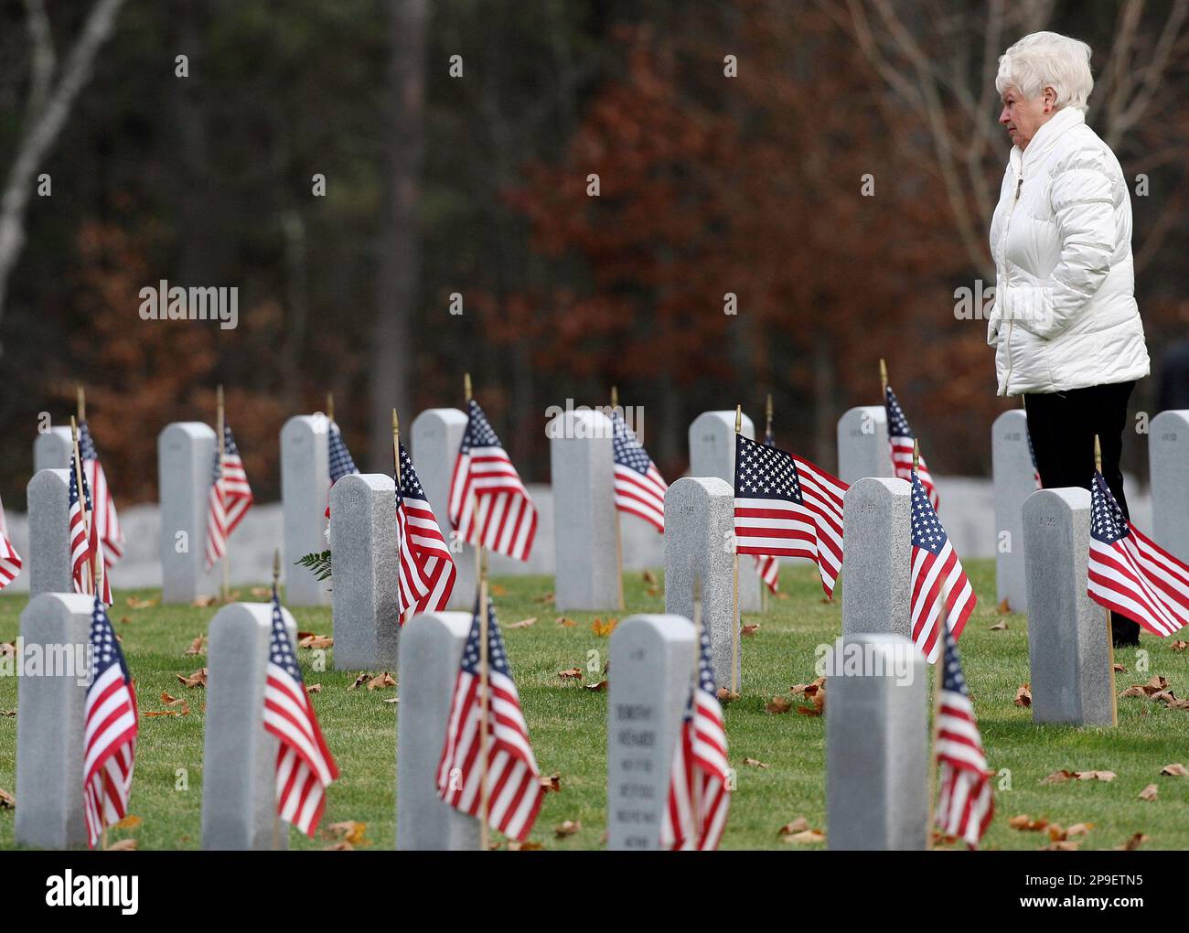 After placing flowers at his grave Ruth Hewitt pays tribute to her ...