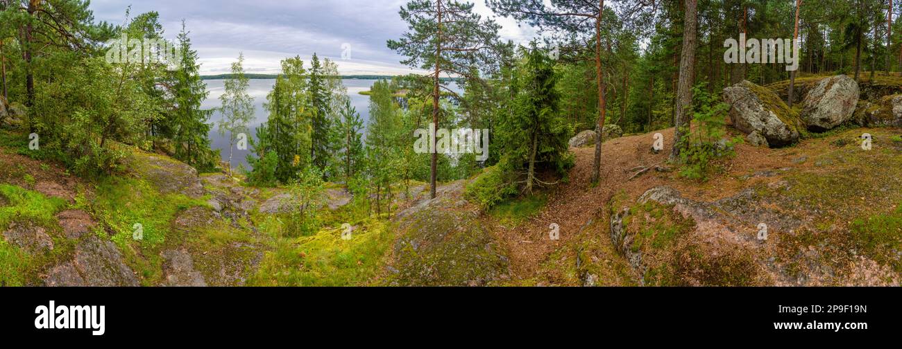 Vyborg lake forest hi-res stock photography and images - Alamy