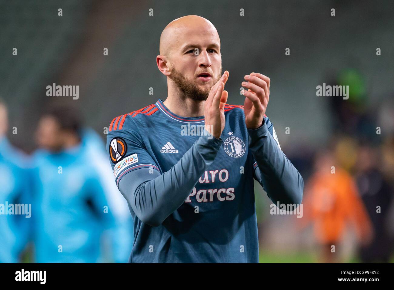 Warsaw, Poland. 09th Mar, 2023. Gernot Trauner of Feyenoord seen during ...