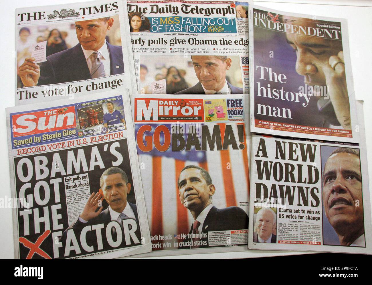A selection of the front pages of Britain's national papers covering ...