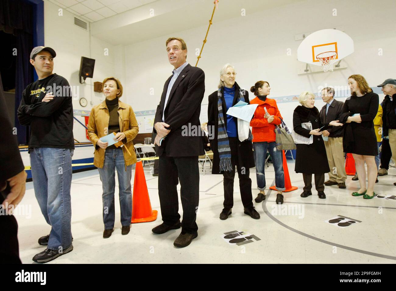 Virginia Democratic senatorial candidate, former Virginia Gov. Mark ...