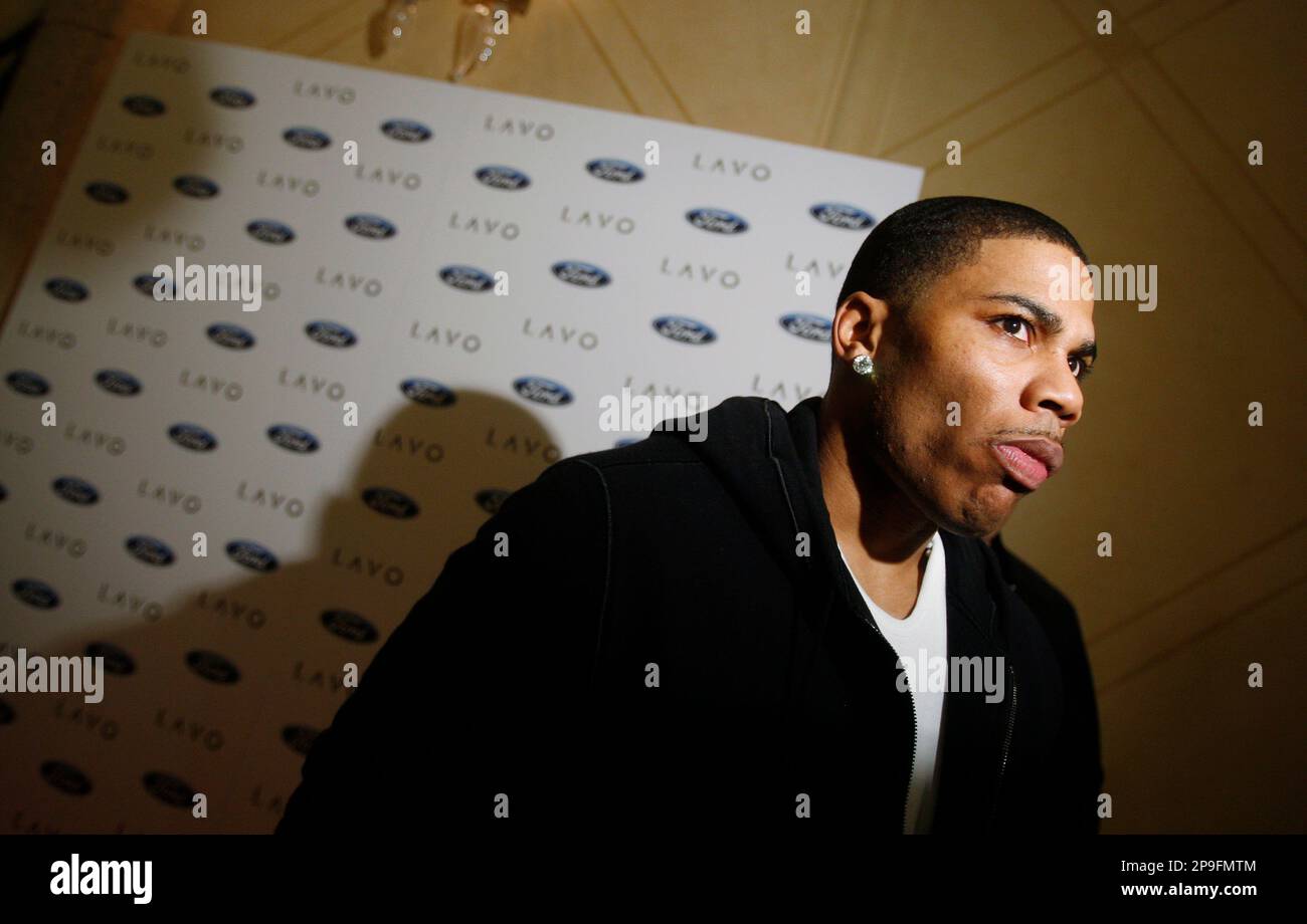Rapper Nelly arrives for his 34th birthday celebration at Lavo inside ...