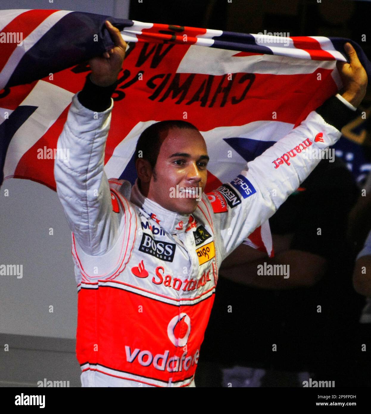 McLaren-Mercedes' Formula One driver Lewis Hamilton, of Britain ...