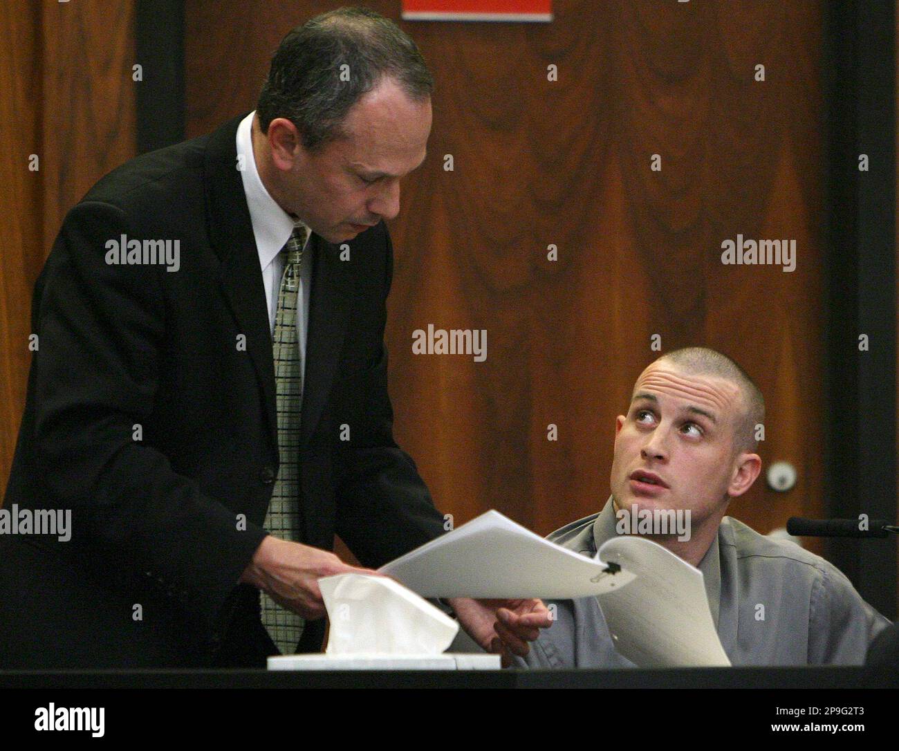 Defense lawyer David Rothstein questions prosecution witness Jeffrey ...