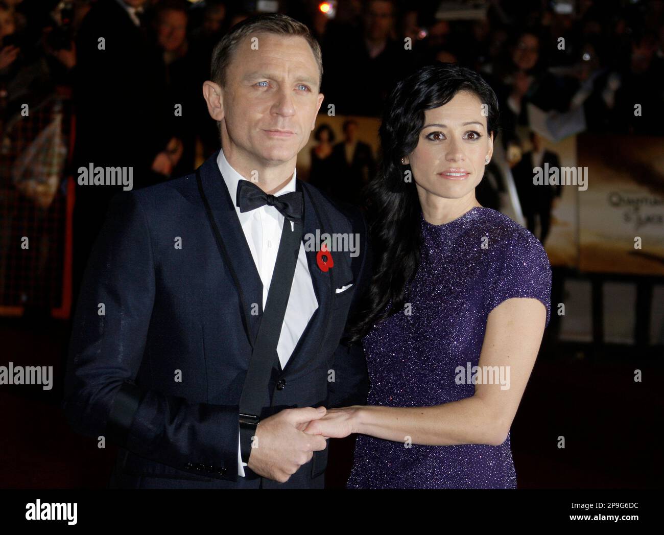 British actor Daniel Craig and his partner Satsuki Mitchell arrive on ...