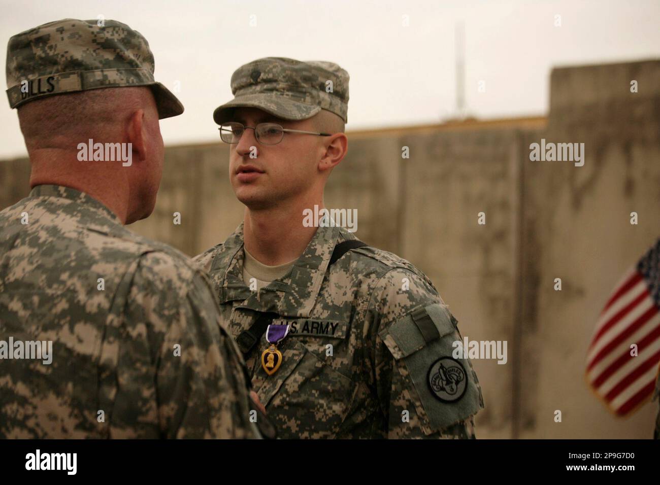 U.S.Army Spc. Nathan Stopps, 24, from Deerfield, Ill. of Killer Troop ...