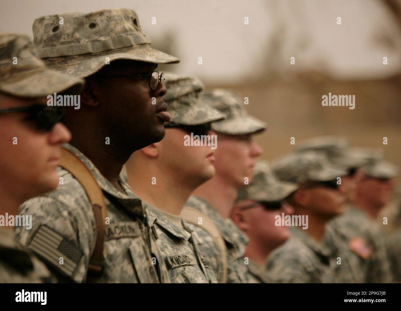 U.S.Army soldiers from Killer Troop, 3rd Squadron, 3rd Armored Cavalry ...