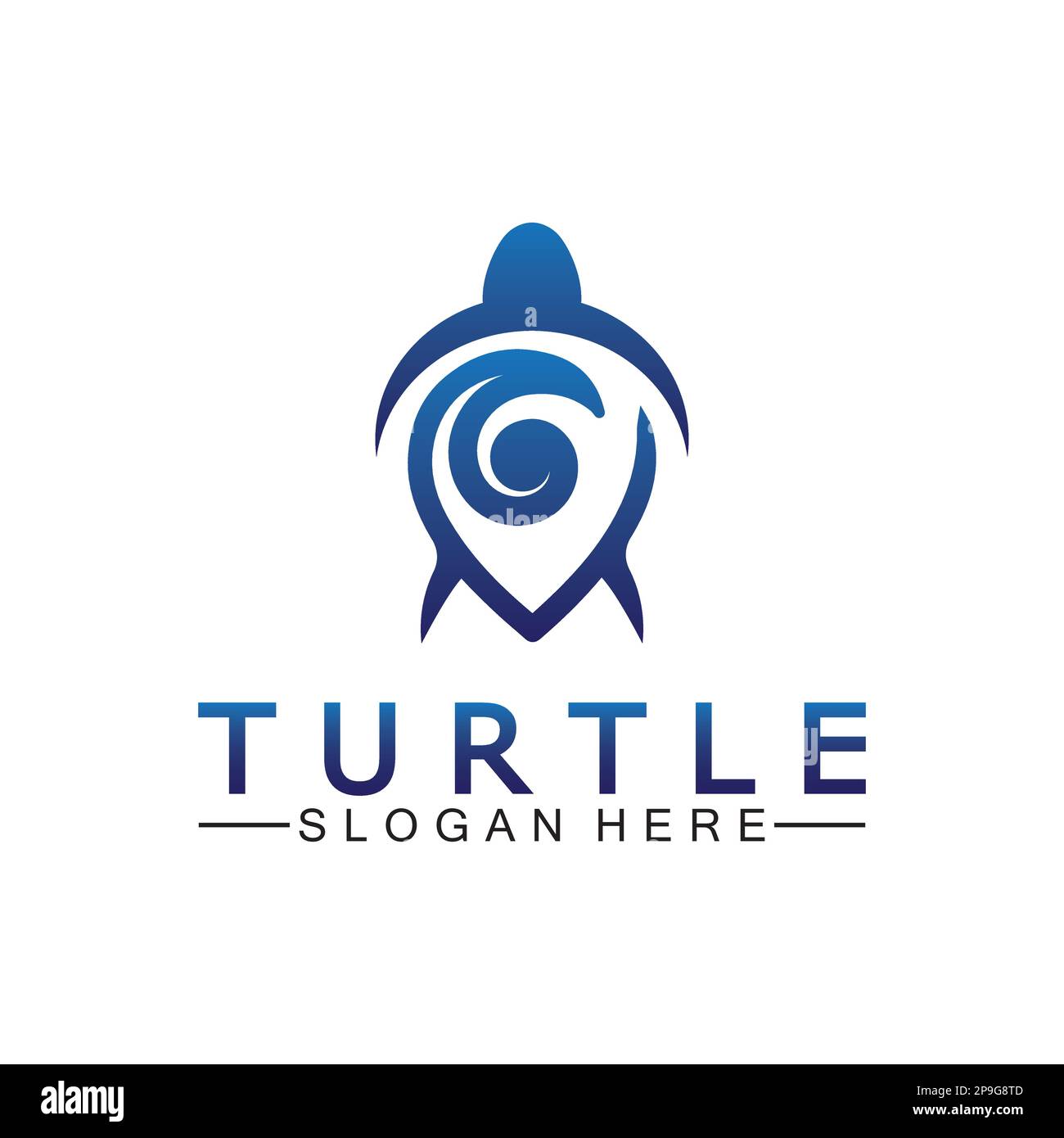 Turtle icon, Sea turtle vector illustration, Logo for buttons, websites ...