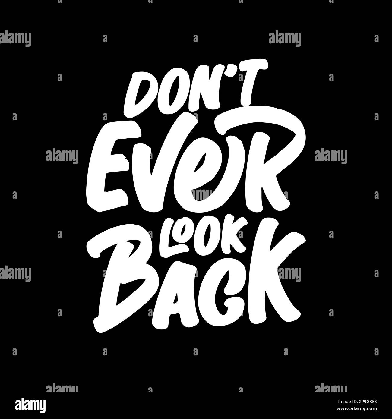 Dont look back t shirt hi-res stock photography and images - Alamy