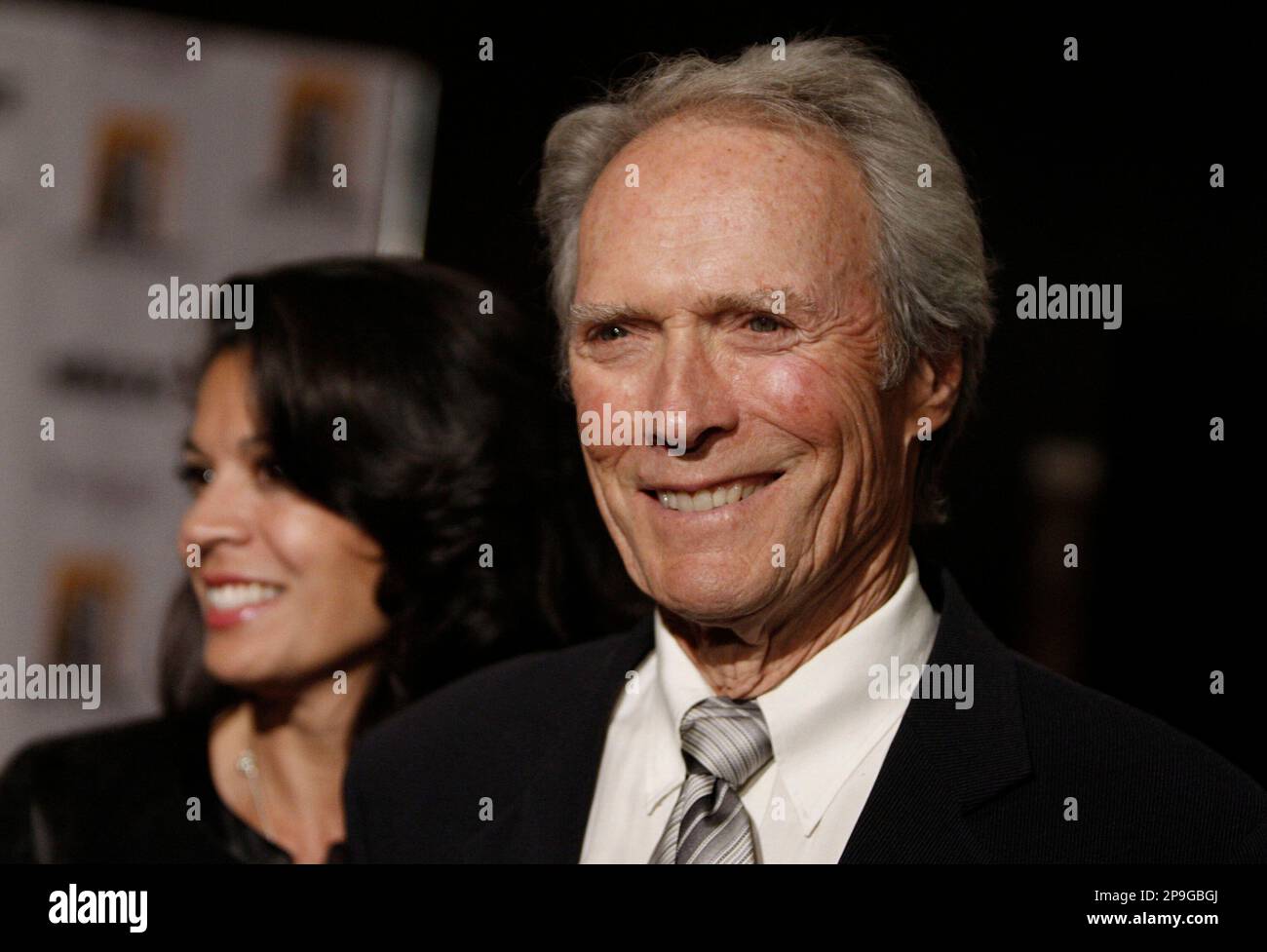 Clint Eastwood and wife Dina arrive at the Hollywood Awards Gala in ...