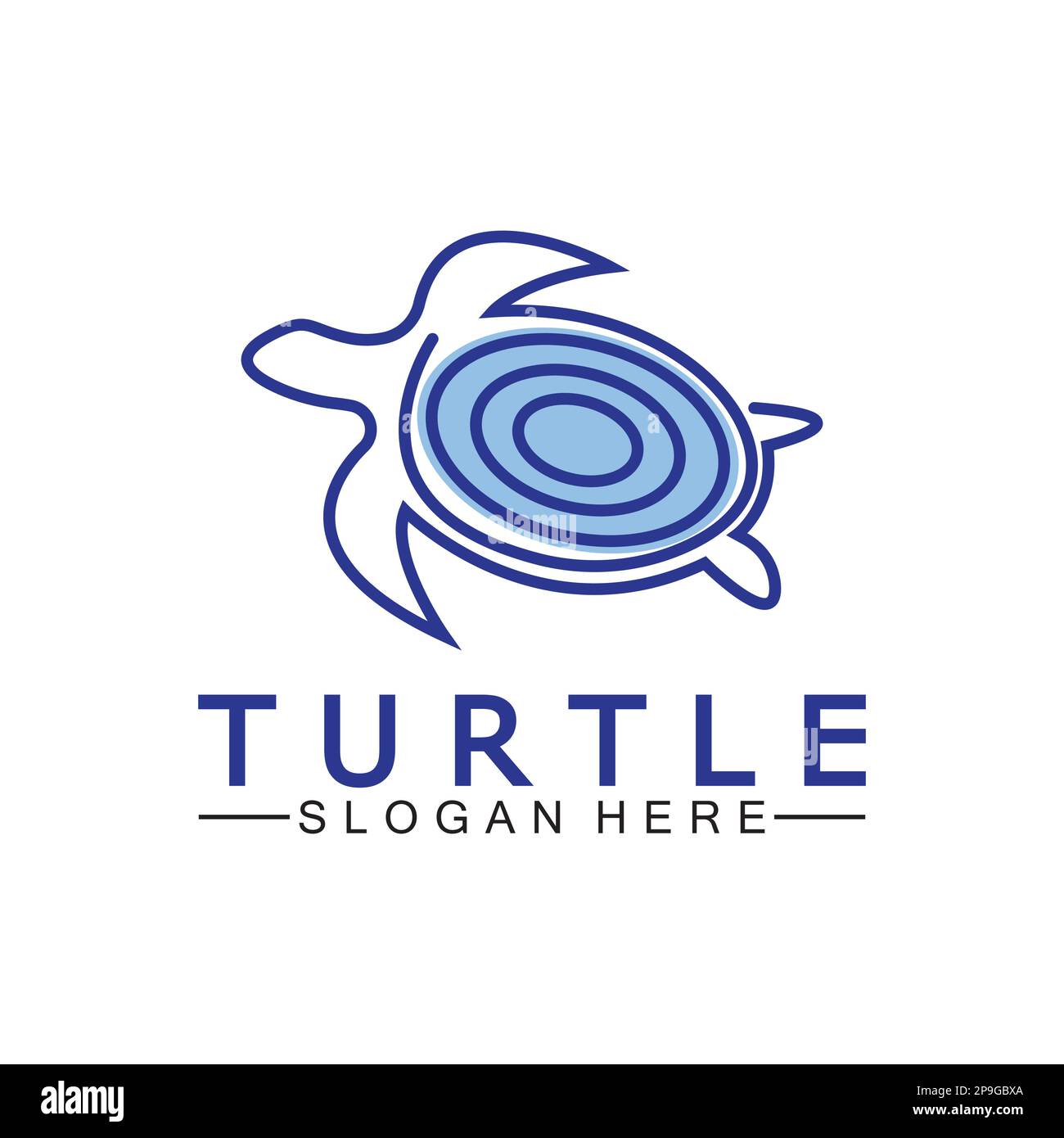 Modern sea turtles Stock Vector Images - Alamy