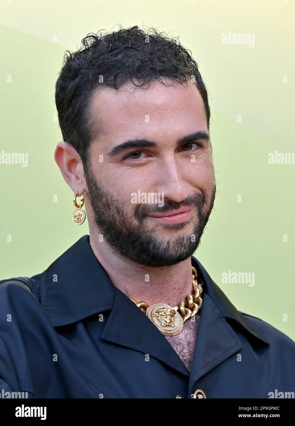 Jordan Firstman arriving at the Versace FW23 Show held at the Pacific ...