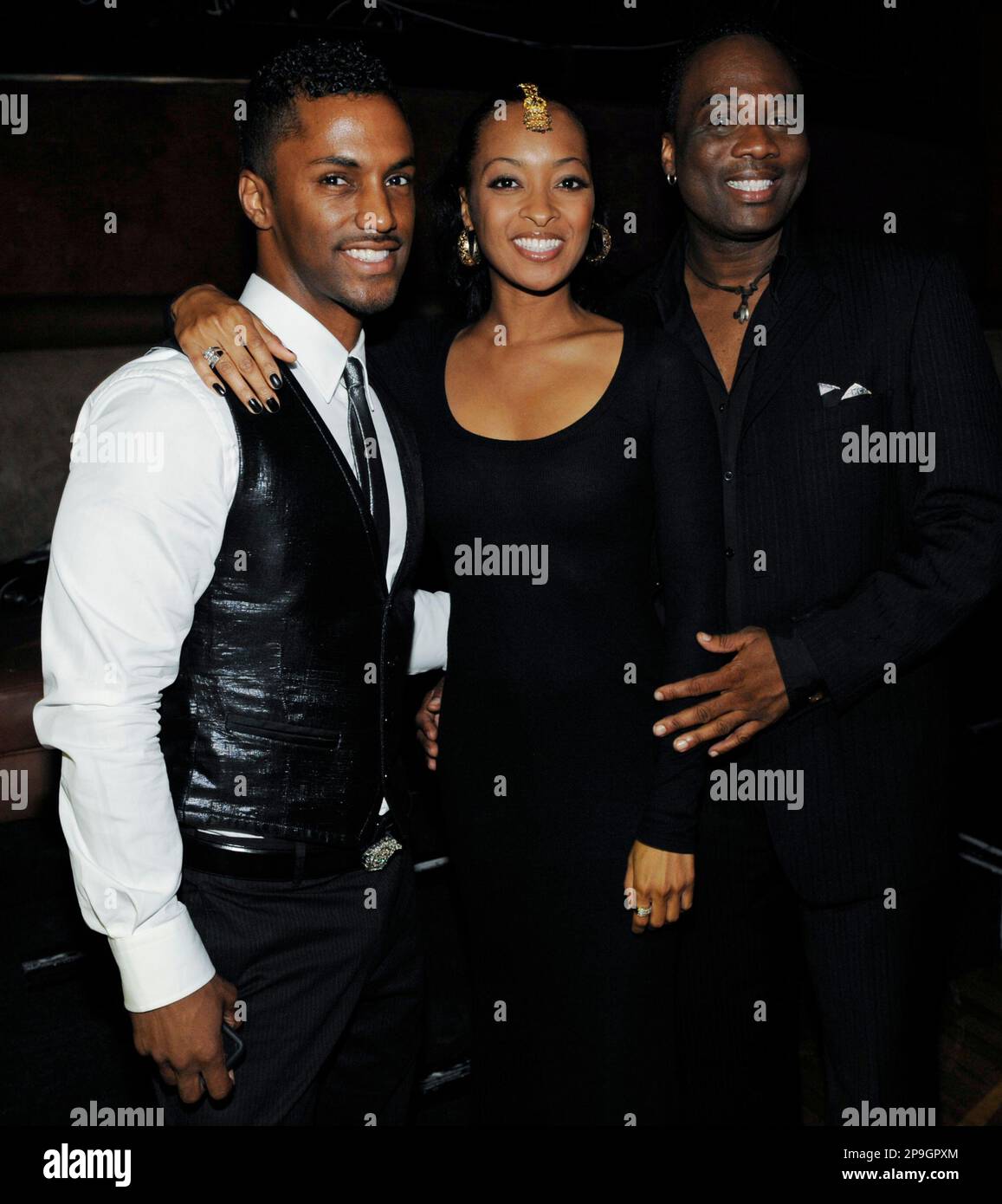 "Noah's Arc: Jumping the Broom" cast members (L-R) Darryl Stephens ...