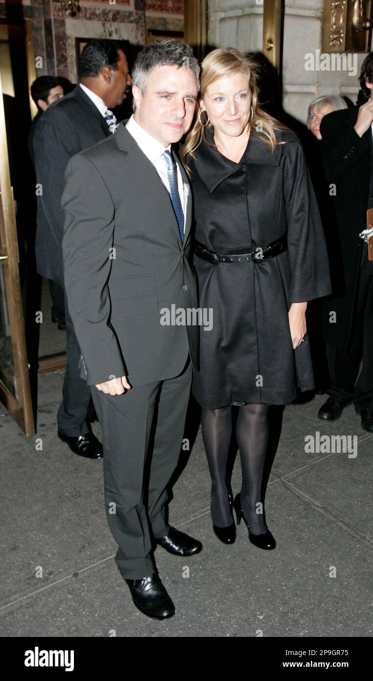 Neil Pepe, left, Director of David Mamet's Broadway show Speed The Plow ...