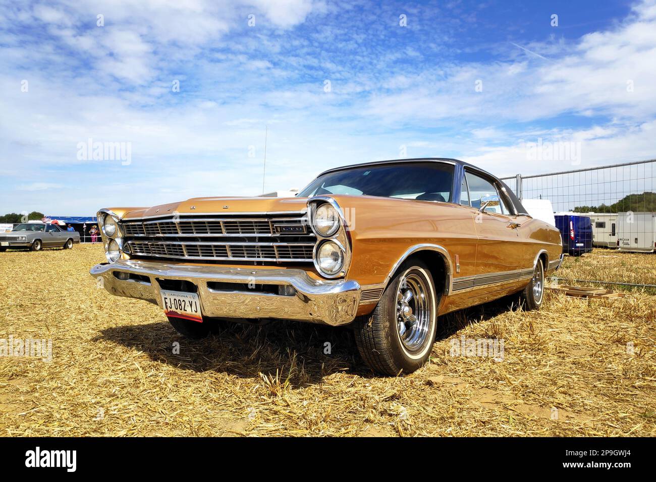 Pleyber-Christ, France - September 28 2022: The Ford Galaxie is a full ...