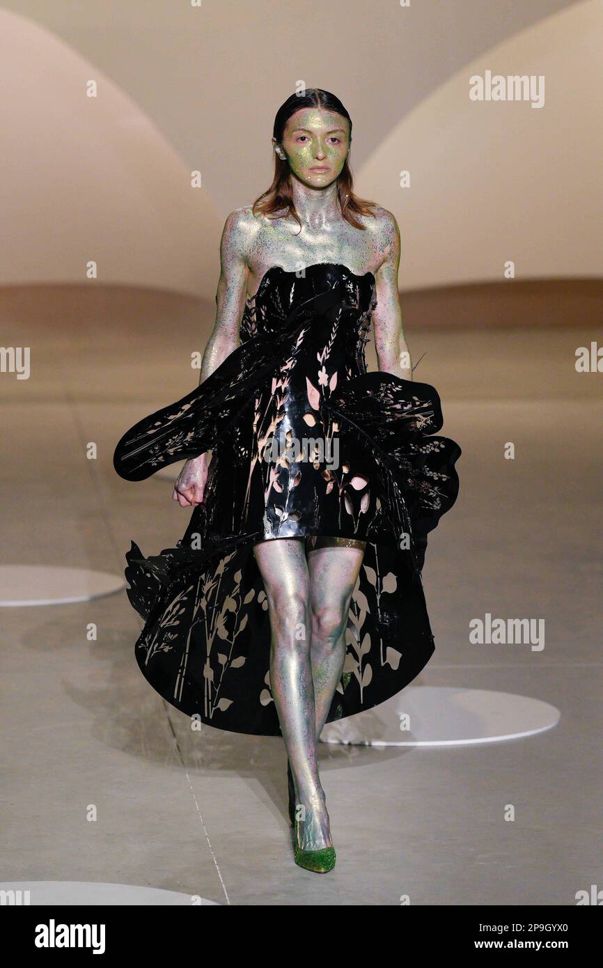 Lisbon, Portugal. 10th Mar, 2023. A model walks the runway during Olga ...