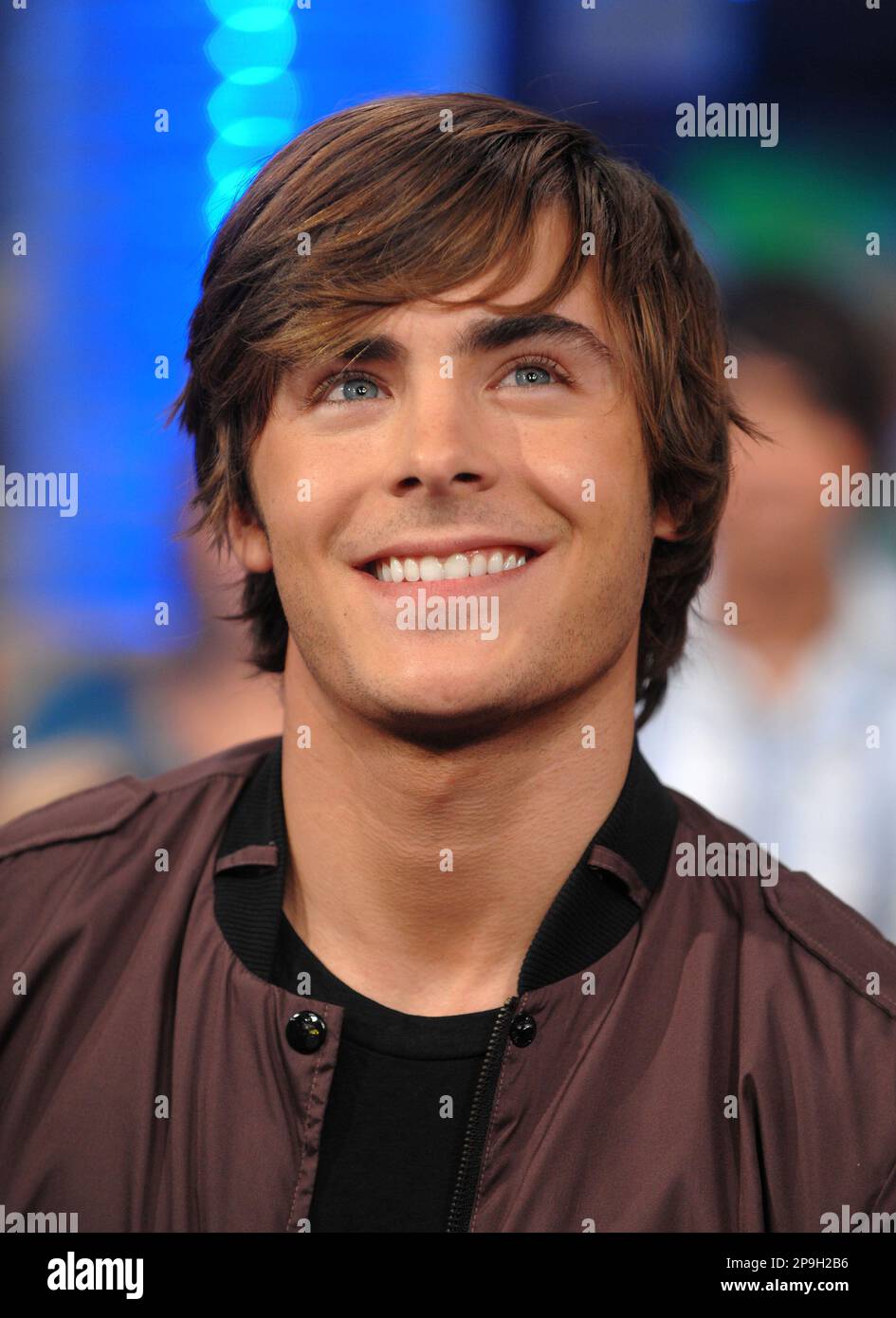 Actor Zac Efron makes an appearance on MTV's "Total Request Live" show ...