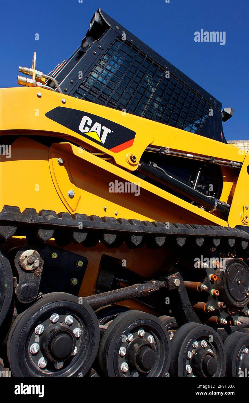 Caterpillar equipment is seen at the Altorfer Caterpillar dealership ...