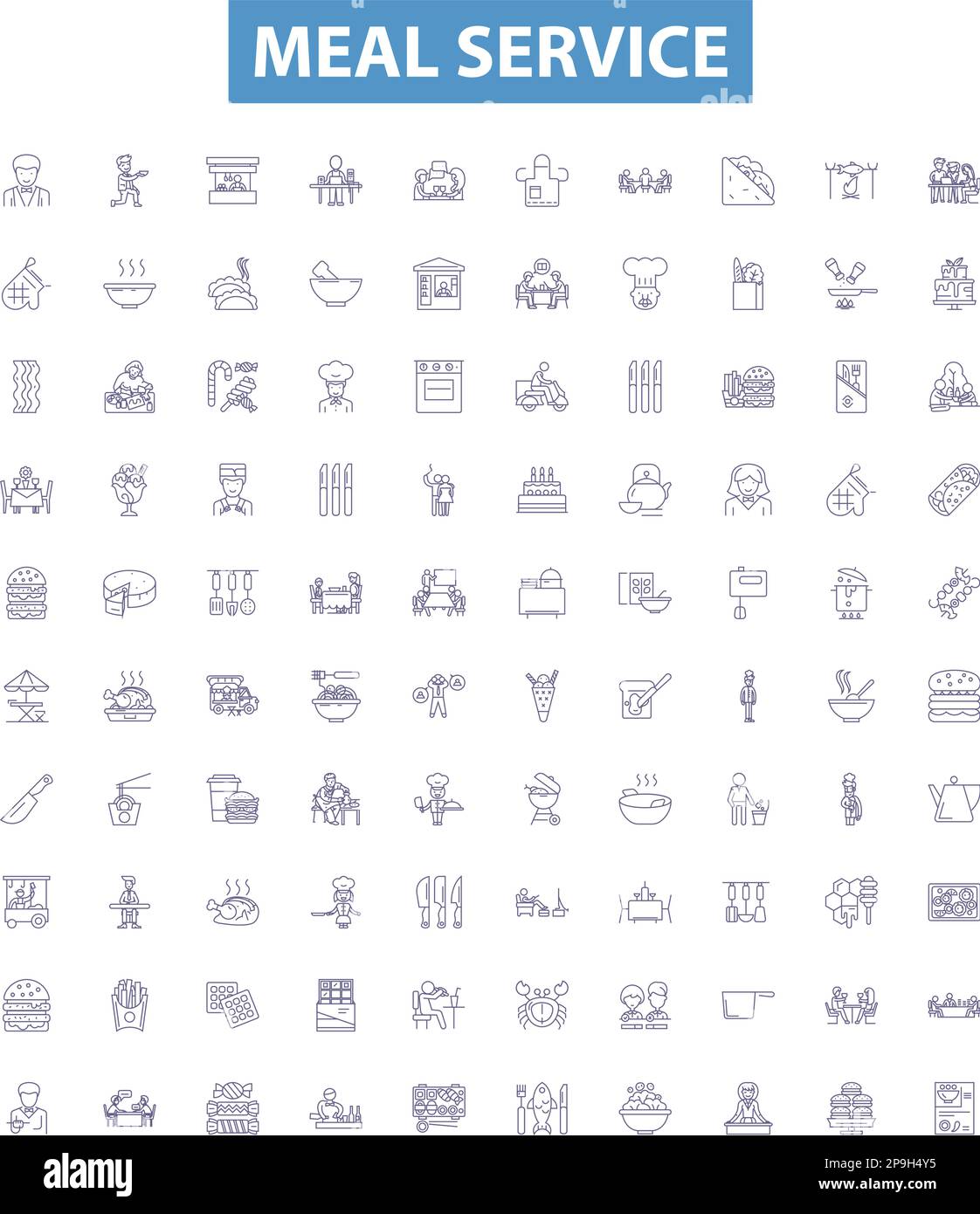 Meal deliveries Stock Vector Images - Alamy