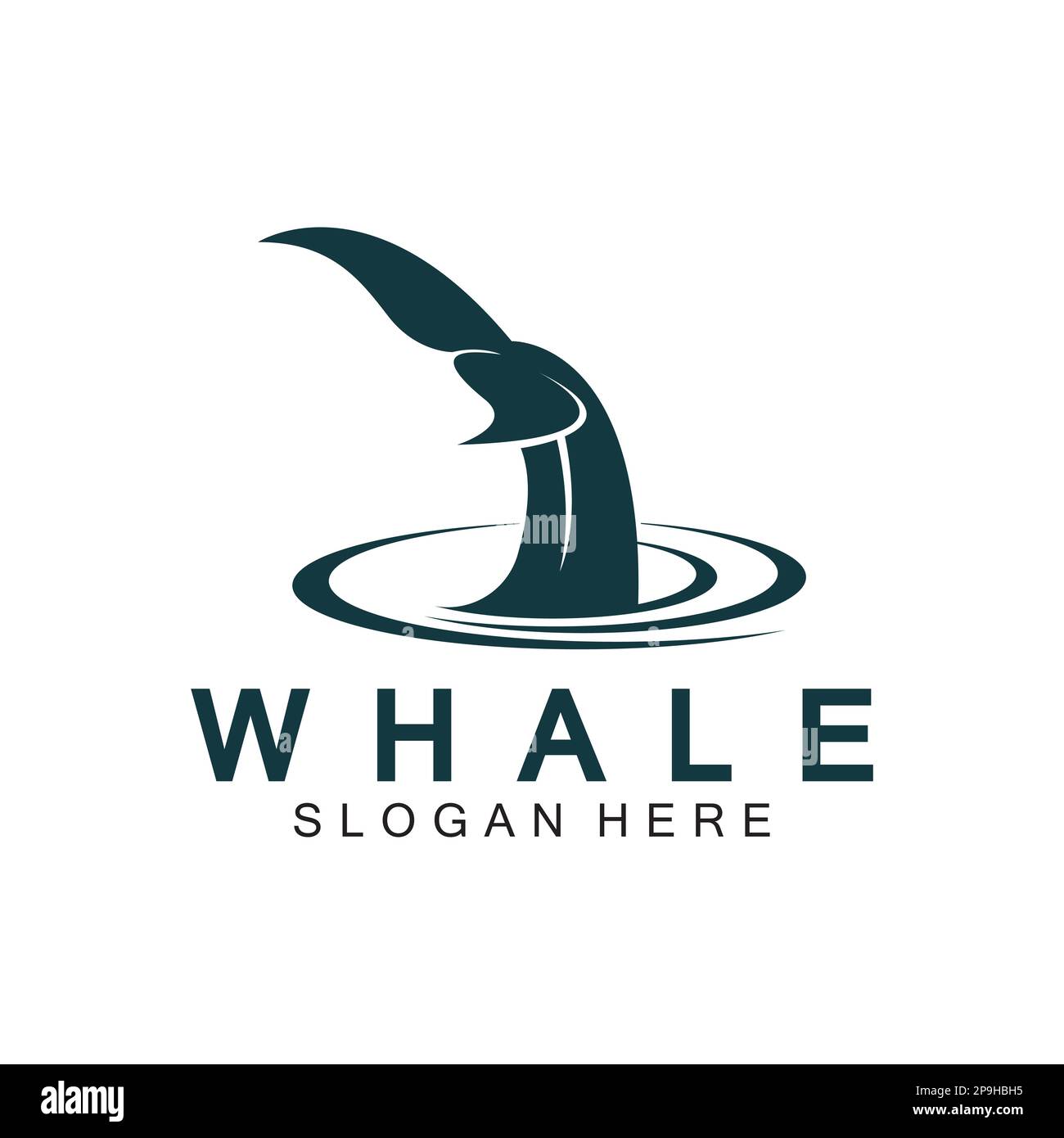whale tail logo vector illustration design. Whale tail graphic icon ...
