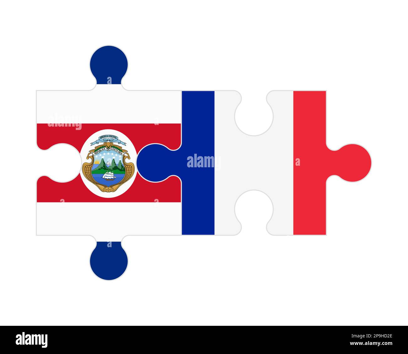 Costa rica france Stock Vector Images - Alamy