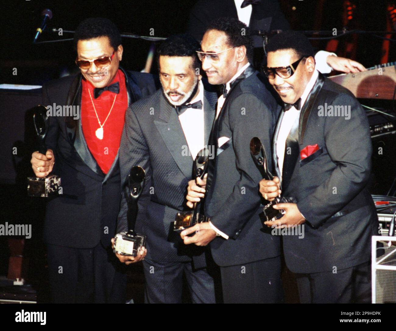 **FILE ** This Jan. 1990 file photo shows the "Four Tops" in New York ...