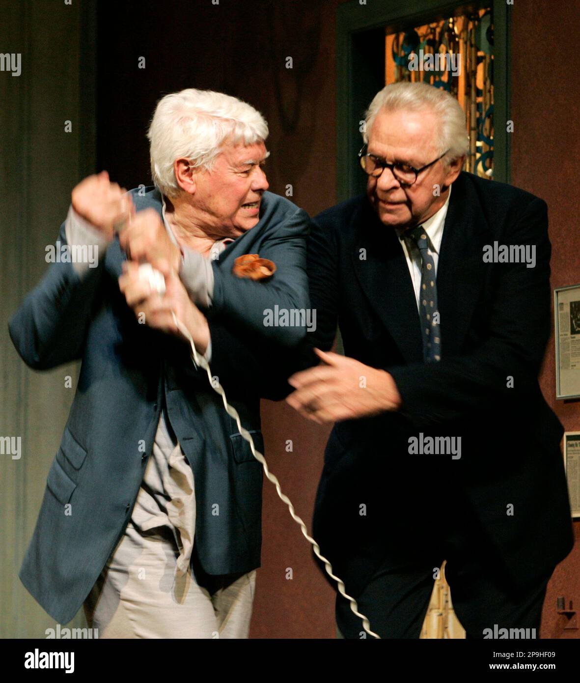 Peter Weck als Willie Clark und Harald Serafin in der Rolle des Al ...