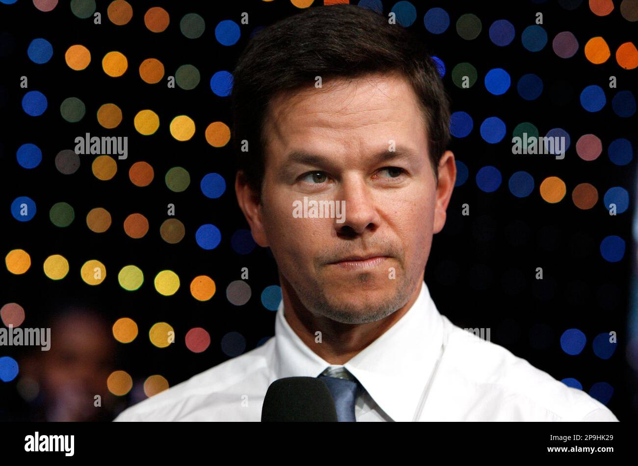 Mark Wahlberg appears onstage during MTV's "Total Request Live" at the ...
