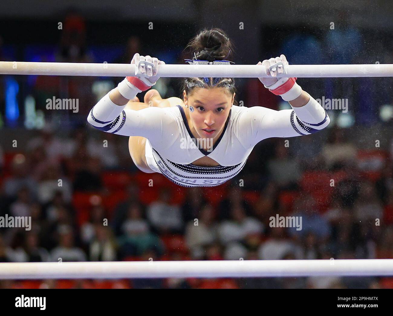 Auburn, AL, USA. 10th Mar, 2023. Penn State's Ava Piedrahita competes ...