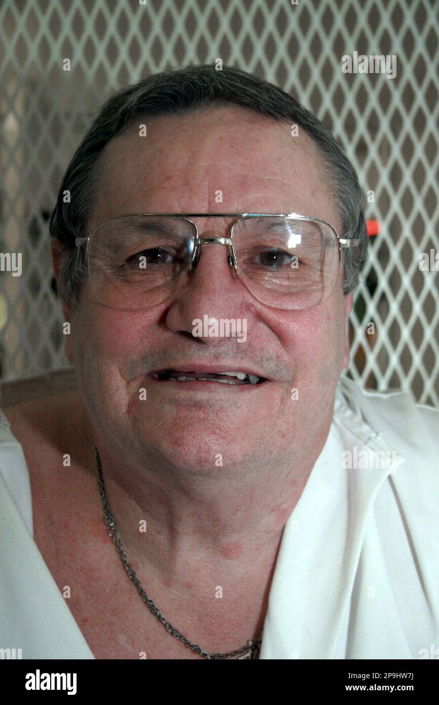 Texas death row inmate Alvin Kelly responds during an interview at the ...