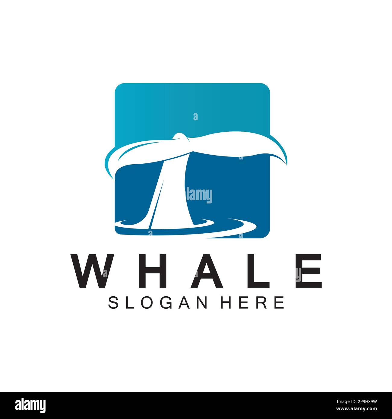 whale tail logo vector illustration design. Whale tail graphic icon ...