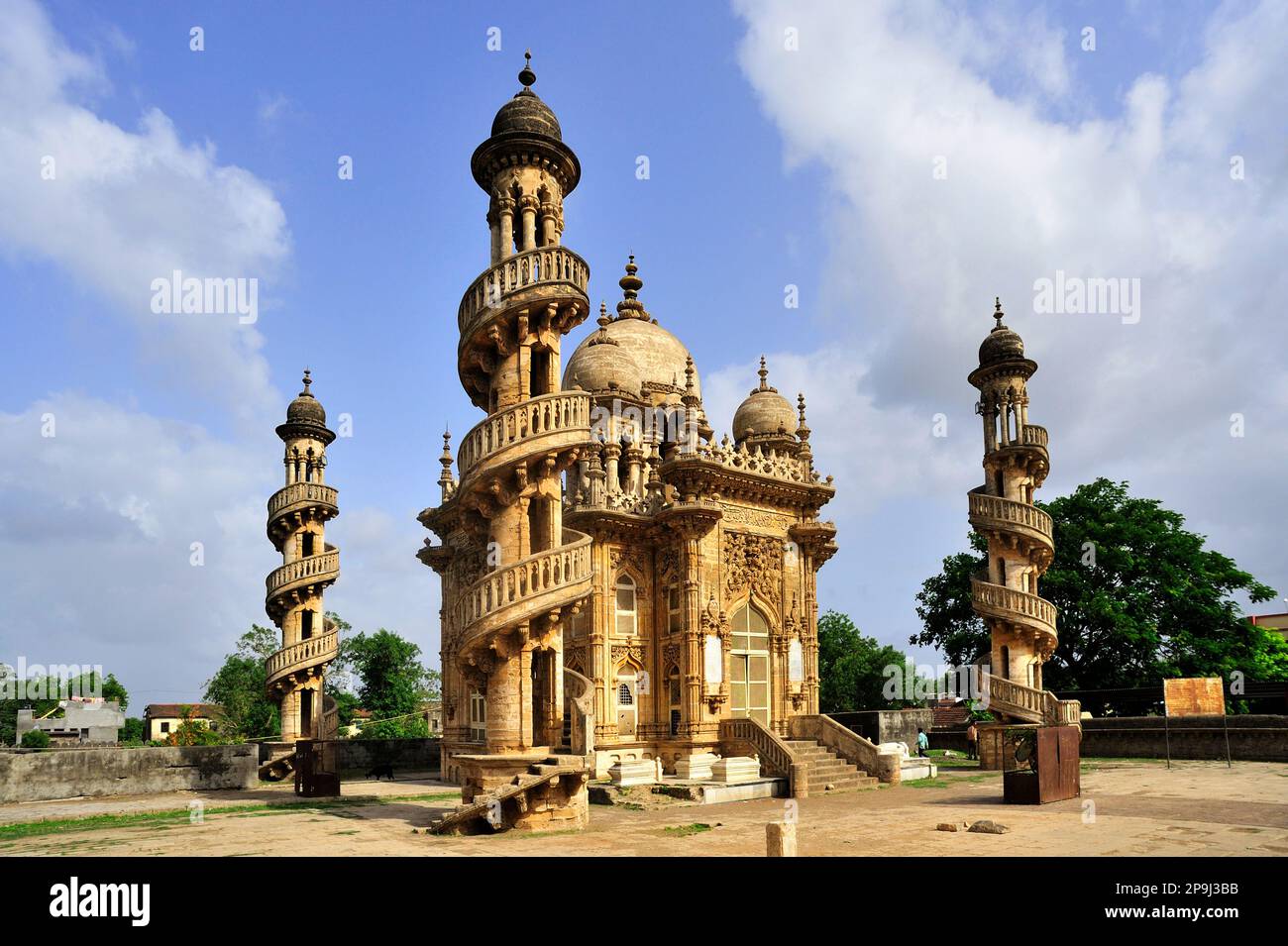 Beautifully decorated architectural building of Mahabat Maqbara at ...