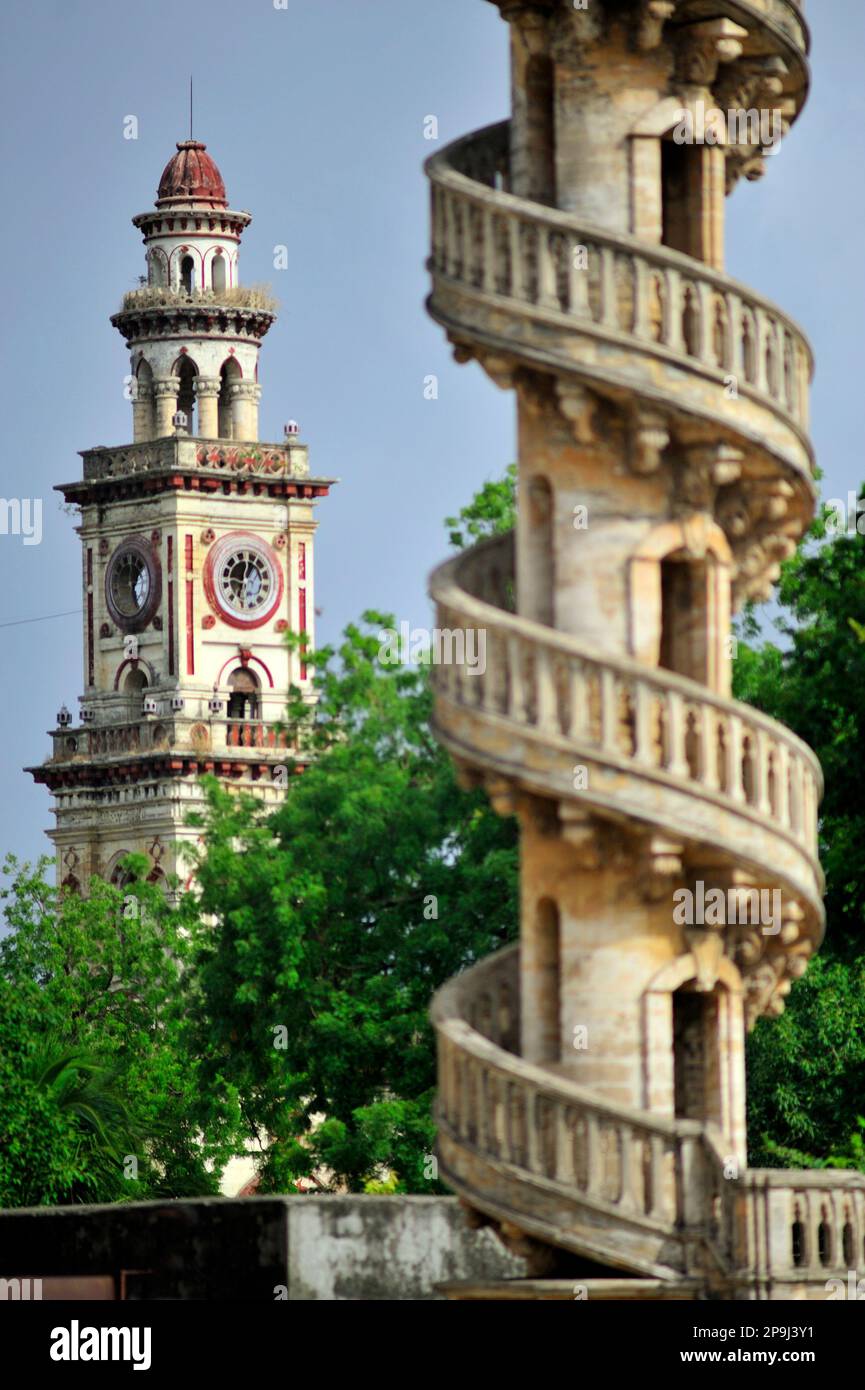 Clock tower gujarat india hi-res stock photography and images - Alamy