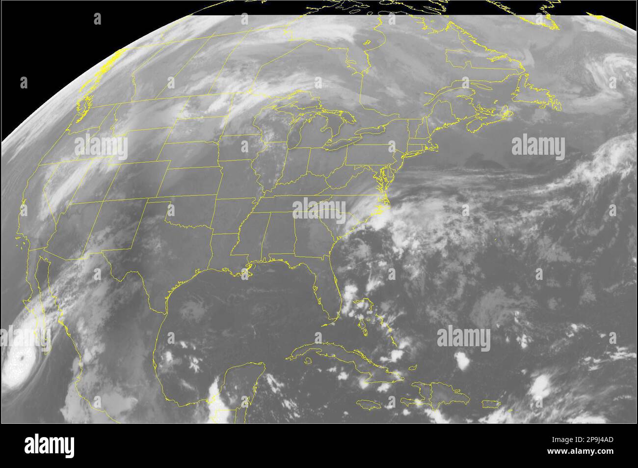 This NOAA satellite image taken Saturday, Oct. 11, 2008 at 1:45 a.m ...