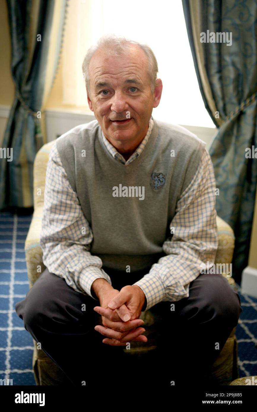 Actor Bill Murray is photographed at the Waldorf Astoria, Friday, Oct ...