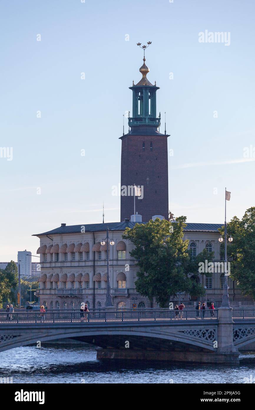 Stockholm, Sweden - June 22 2019: The Stockholm City Hall (Swedish ...