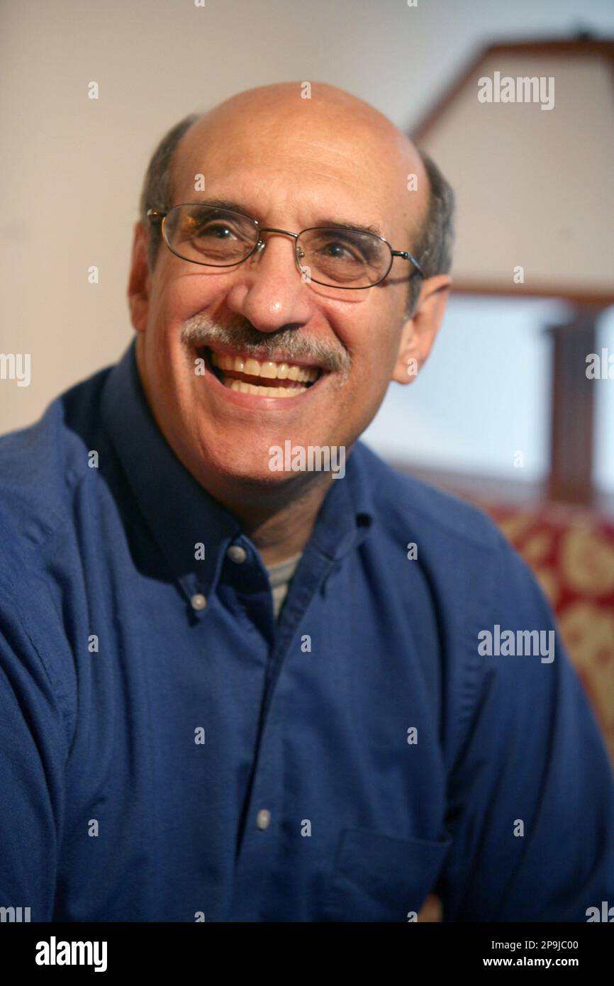 Columbia University professor Martin Chalfie celebrates the ...